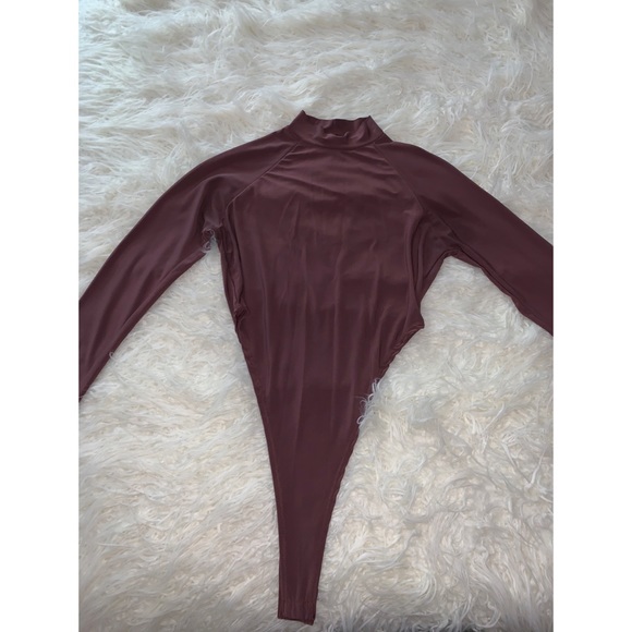 Fashion Nova | Tops | Fashion Nova Mauve High Rise Bodysuit | Poshmark